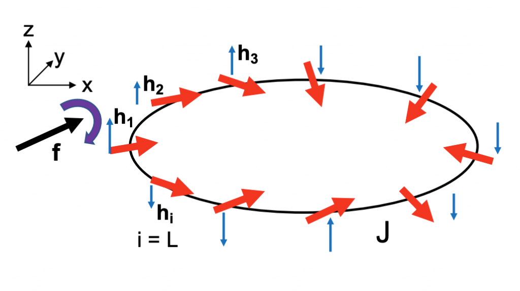 Response of a quantum disordered spin system to a local periodic drive ...